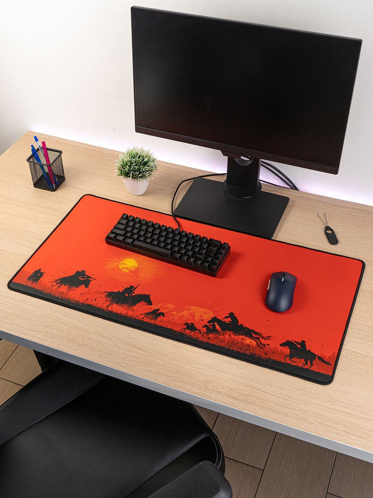 Игровой коврик для компьютерной мыши MSPD RDR2 Dawn Black XL GMSQ-026 (800x400x3 mm ) - купить с ...