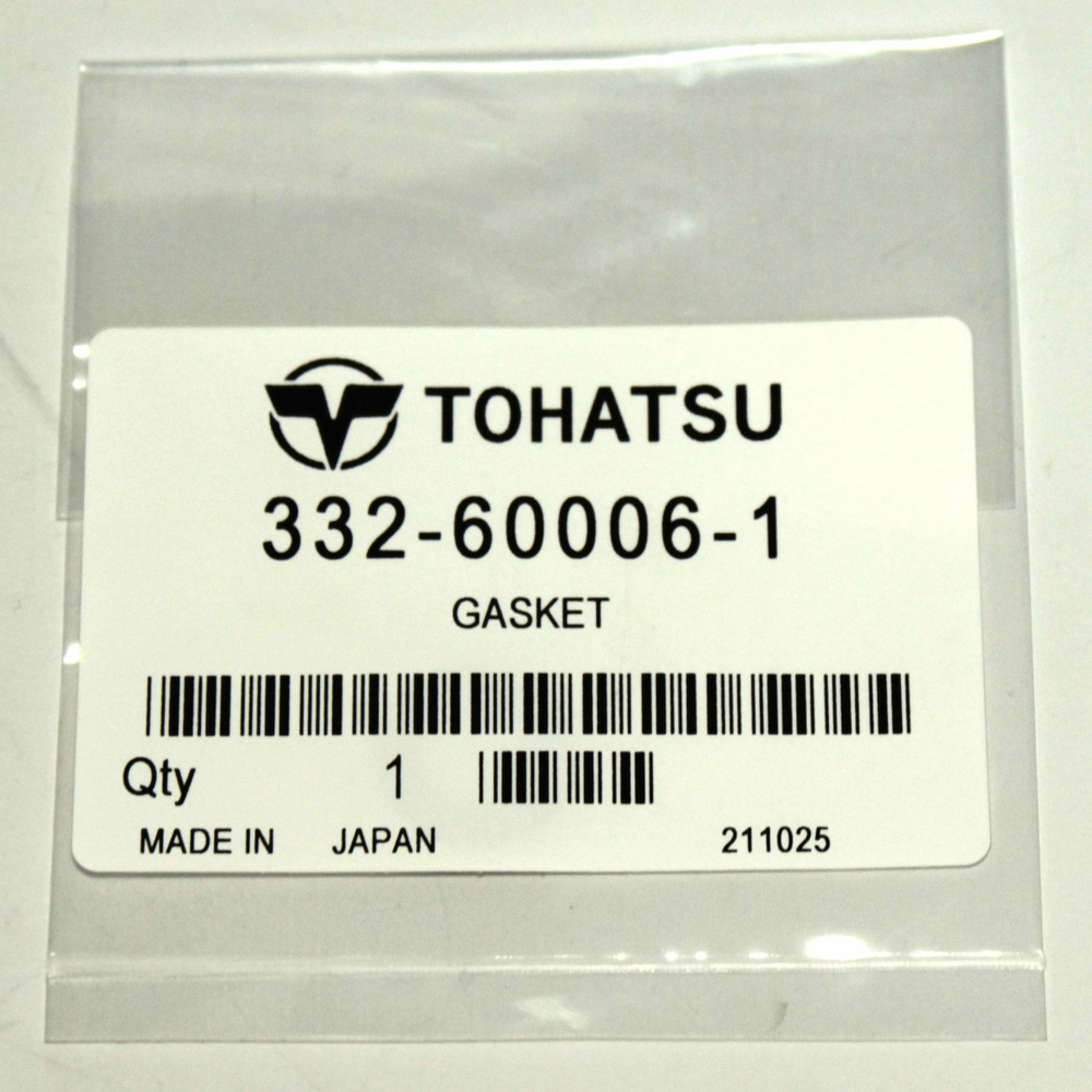 Прокладка сливной пробки редуктора Tohatsu (332-60006-1), оригинал ...