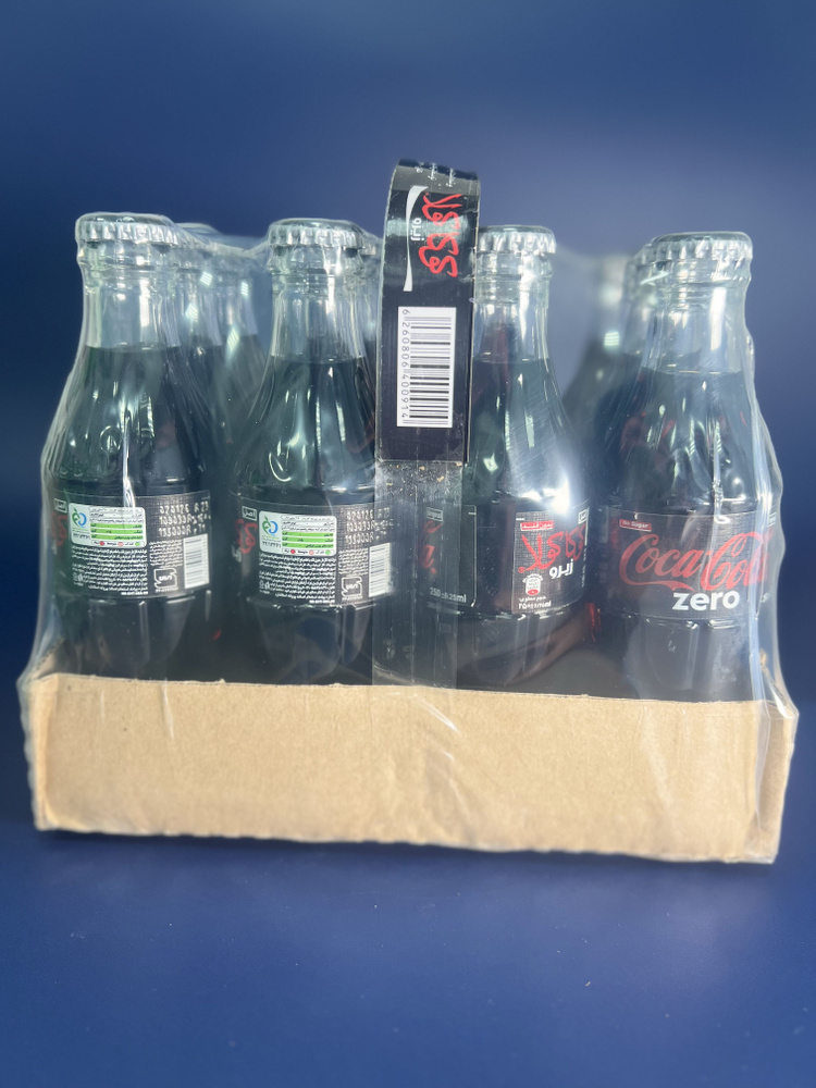 Газированный напиток Coca Cola Zero кока кола стекло зеро без сахара