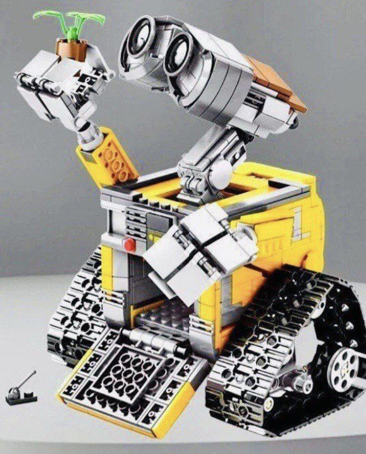 Конструктор ВАЛЛ-И Робот Валли трансформер Совместим с конструктором лего /Детали:687 купить на ...