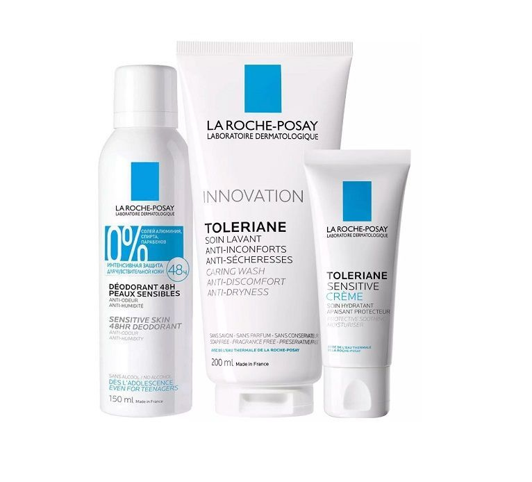 Ля Рош Позе Набор для ежедневного применения (La Roche-Posay, Toleriane ...