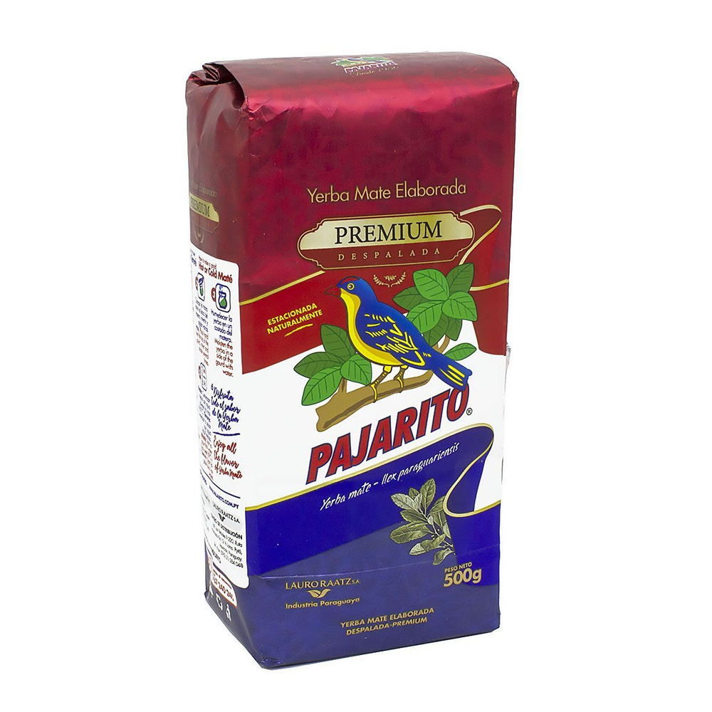 Мате чай Pajarito Premium Despalada, 500 гр. (парагвайский крепкий, без ...