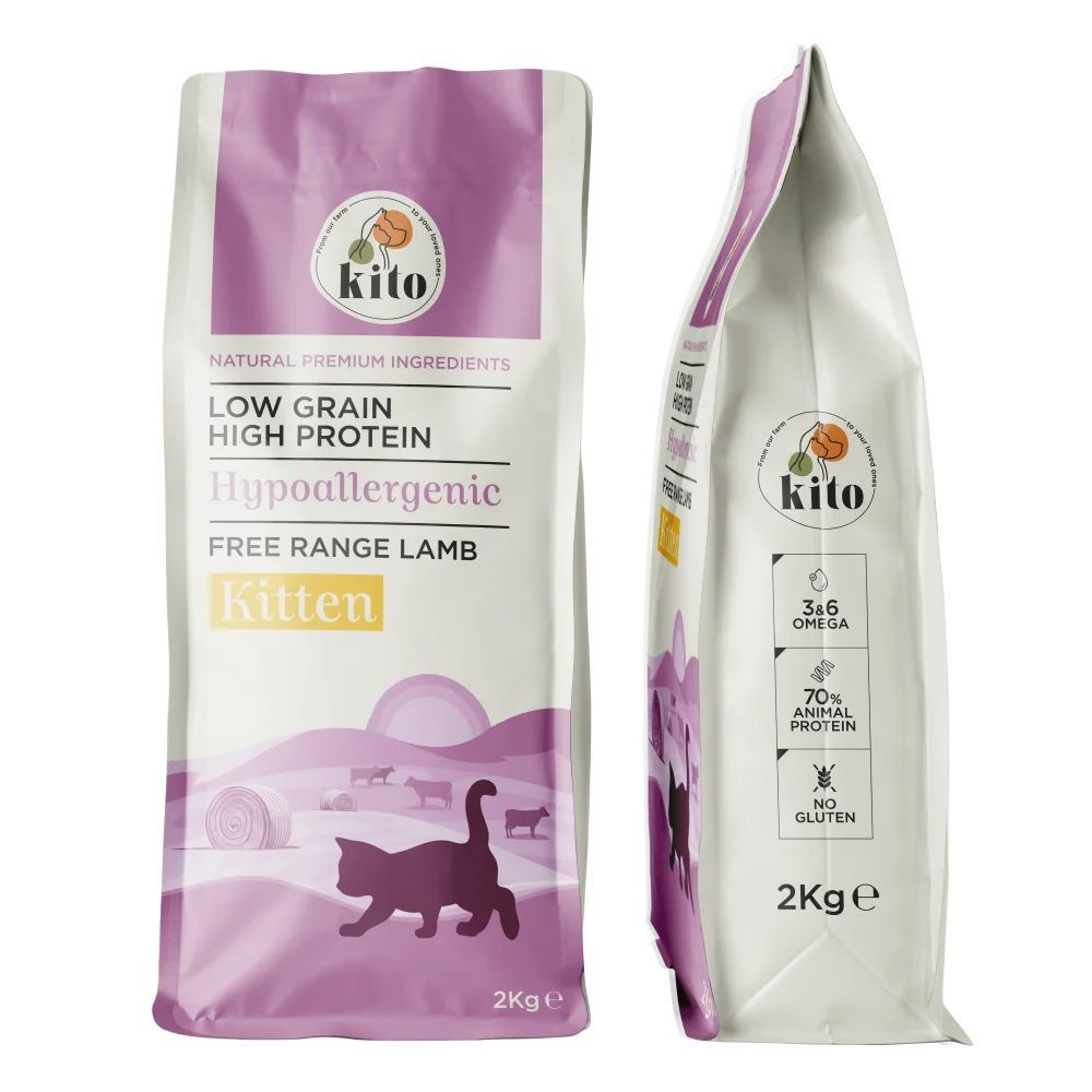 KITO Сухой корм Для Котят с Ягненком (Kitten Cat Food Grass-Fed Lamb ...