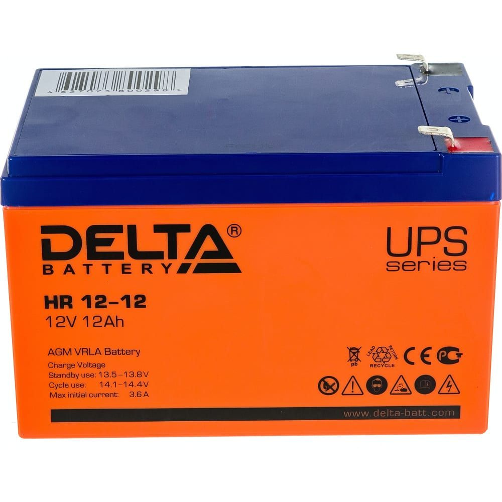 Батарея для ИБП Delta Battery Delta HR 12-12 купить по выгодной цене в ...