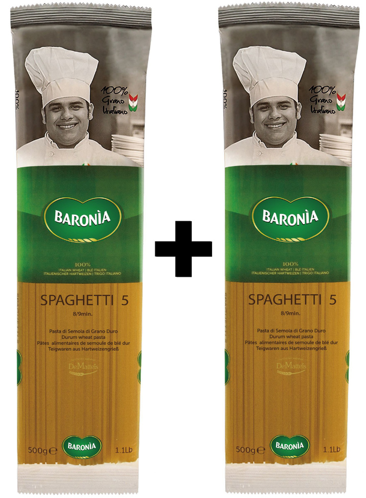 Макароны SPAGHETTI BARONIA, ИТАЛИЯ, из 100% Итальянской Пшеницы Твёрдых ...