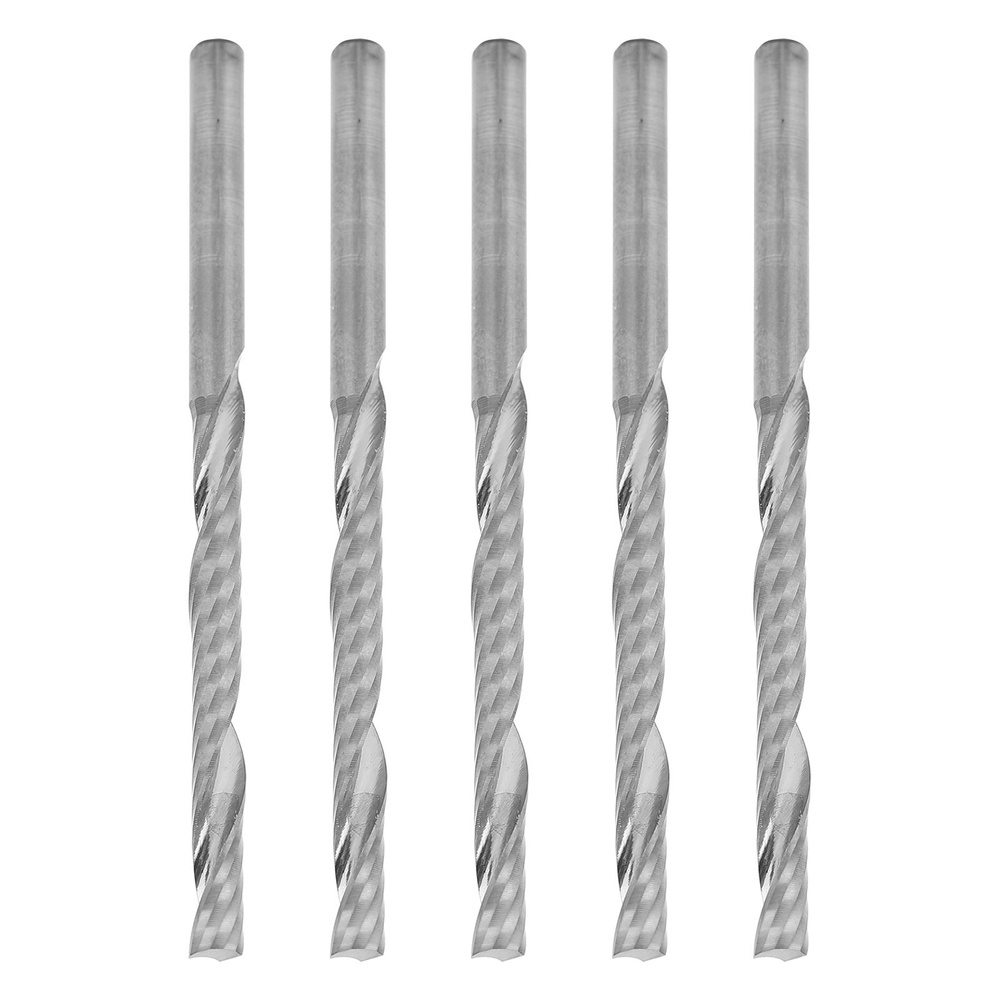 5 шт. концевые фрезы с ЧПУ, однофлейтовые спиральные фрезы, режущий ...