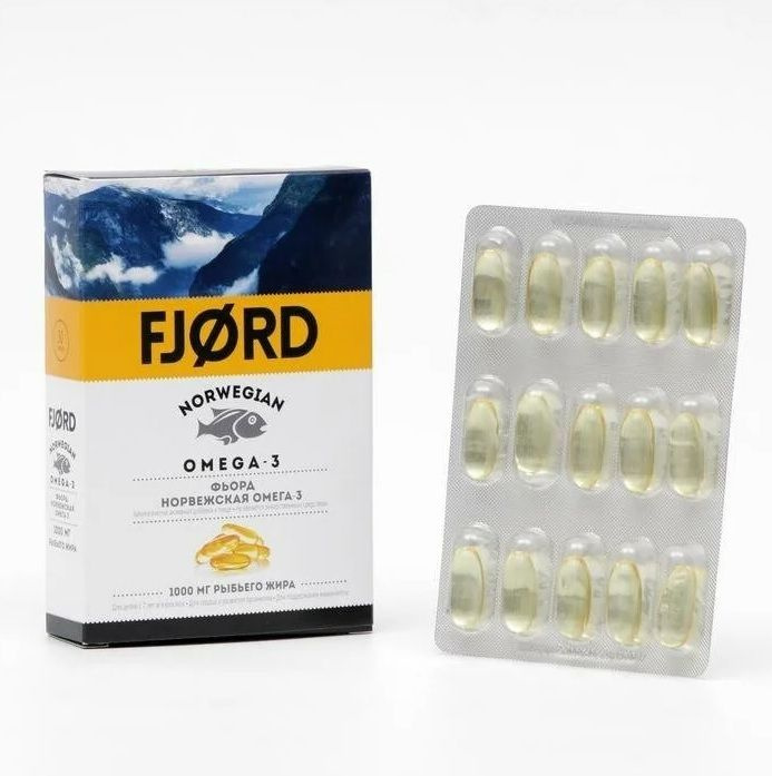 БАД к пище FJORD Норвежская Омега-3, 30 капсул - купить с доставкой по выгодным ценам в интернет ...