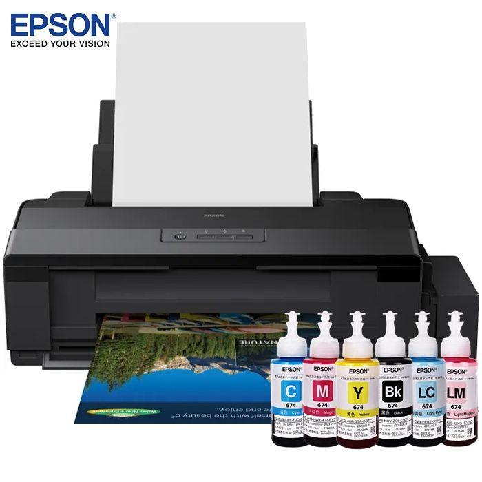Принтер Epson Epson-L1800, СНПЧ, цветн., A3+, Монохромный, Цветной ...