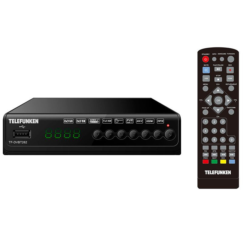 ТВ-ресивер Telefunken TF-DVBT262 купить по выгодной цене в интернет ...