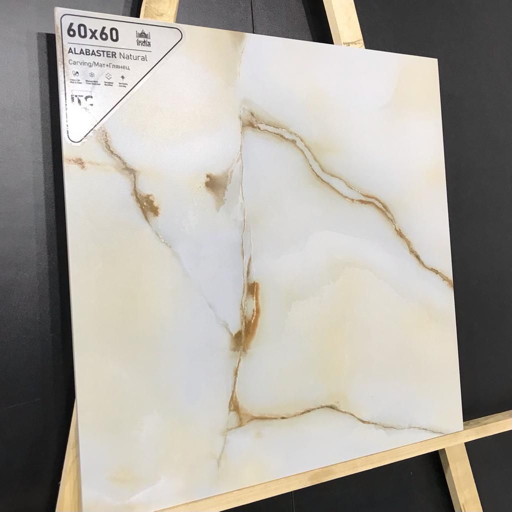 ITC india Керамогранит ALABASTER 60x60 60 x 60, 1.44 м2 - купить с доставкой по выгодным ценам в ...