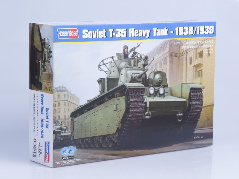 Сборная модель танка Hobby Boss Танк Soviet T-35 Heavy Tank - 1938/1939 ...