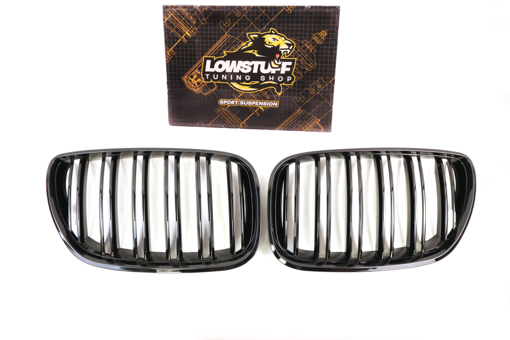 BMW X5 E53 LCI рестайлинг 2004-2006 решетки радиатора ноздри черные ...