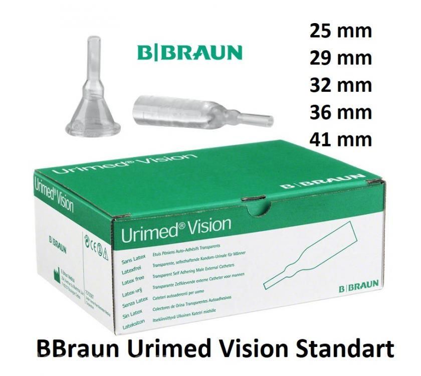 IH2541A BBraun Urimed Vision Standart Уропрезерватив силиконовый Уримед Вижн Стандарт, 30 штук ...