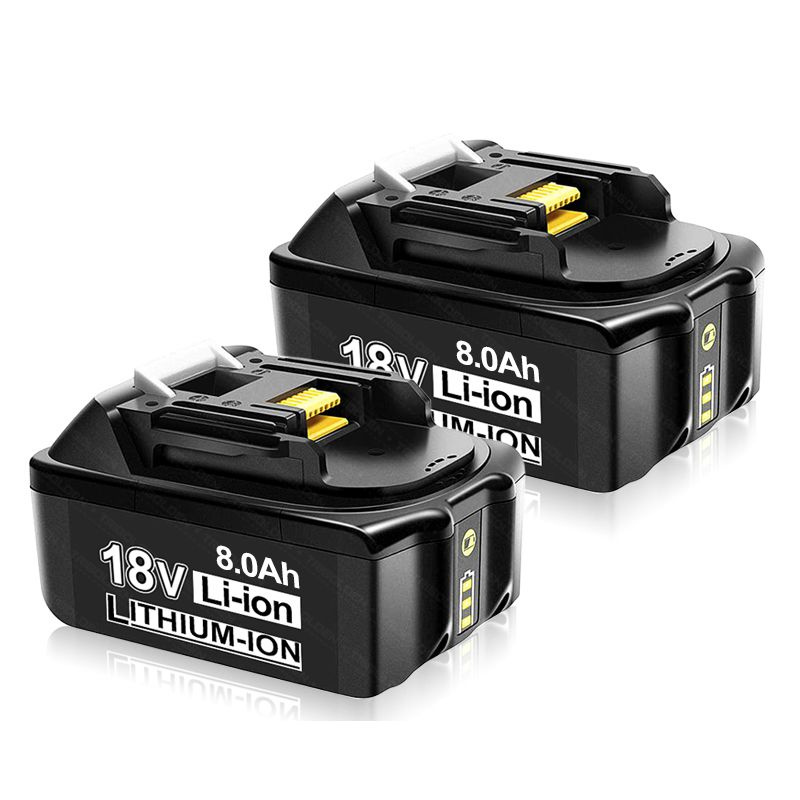 18V 8000mAh перезаряжаемый Li-ion аккумулятор со светодиодом для Makita ...