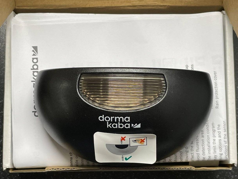 DORMA 86111000 радар OptiMotion Stereo Black DORMAKABA Prosecure Opti ...