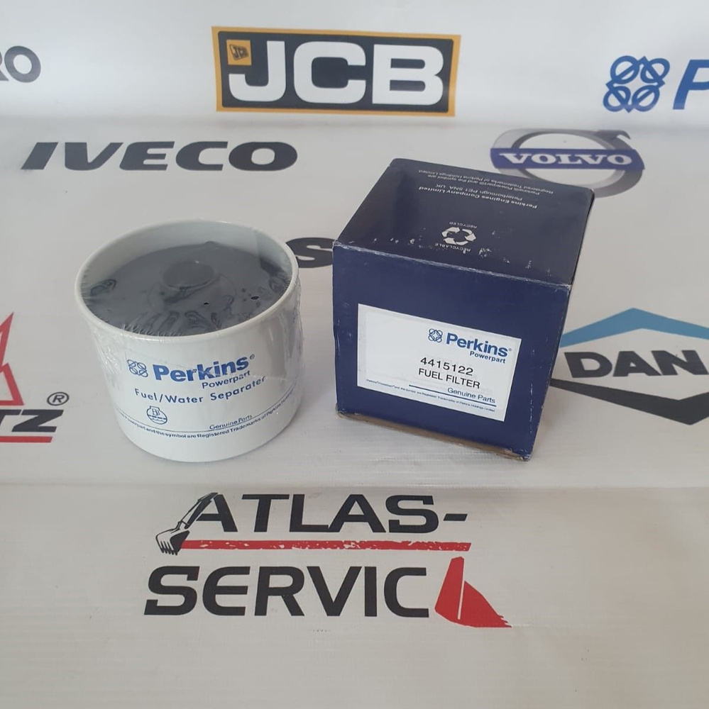 PERKINS Фильтр топливный арт. 4415122., 1 шт. купить на OZON по низкой ...