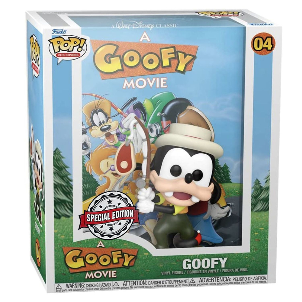 Фигурка Funko POP! VHS Covers Disney Goofy Movie Goofy (Exc) (04) 61826 ...