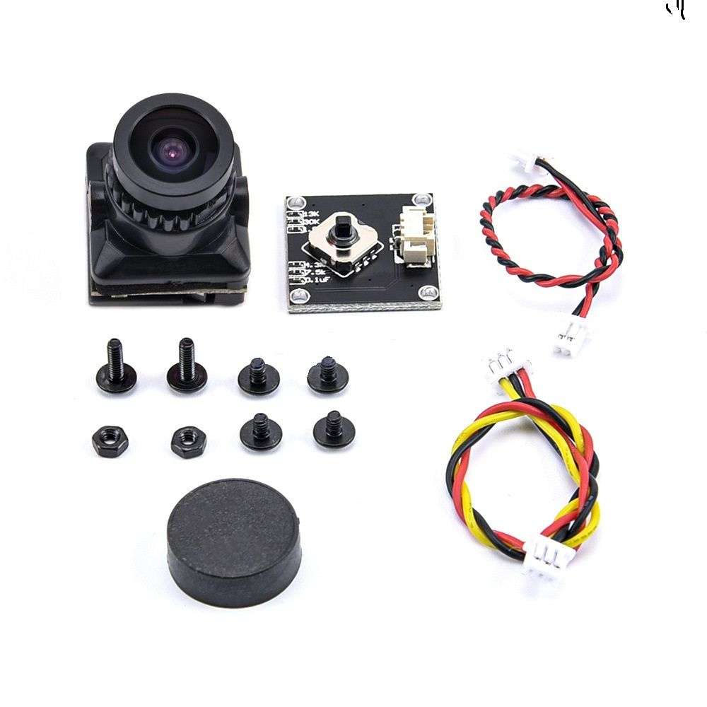 Камера Fpv 1 3 Cmos 1500tvl B19 мини чёрная купить с доставкой по