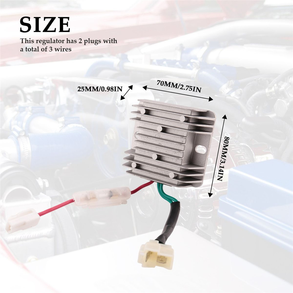 Регулятор напряжения двигателя генератора, выпрямитель AVR для Kipor ...