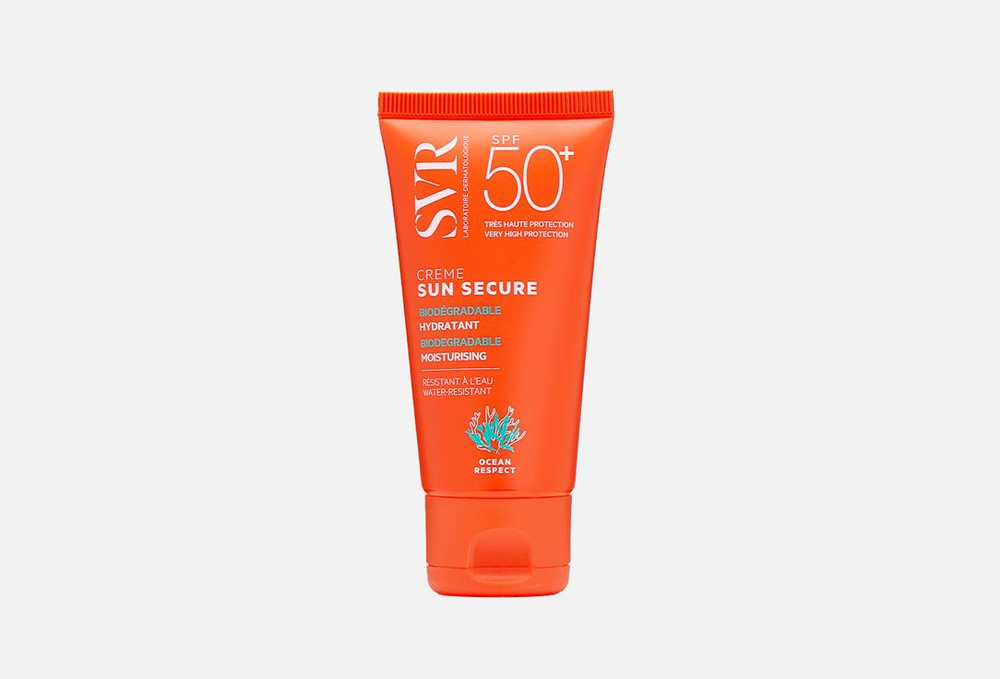 Солнцезащитный крем для лица, SPF 50+ SVR, CREME SUN SECURE 50 мл ...
