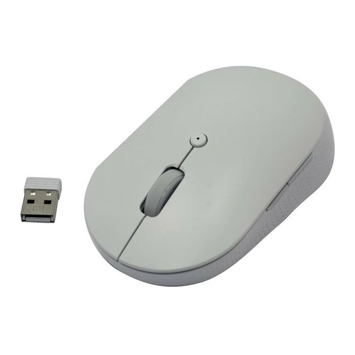 Мышь беспроводная MI Dual Mode Wireless Mouse Silent Edition, серый ...