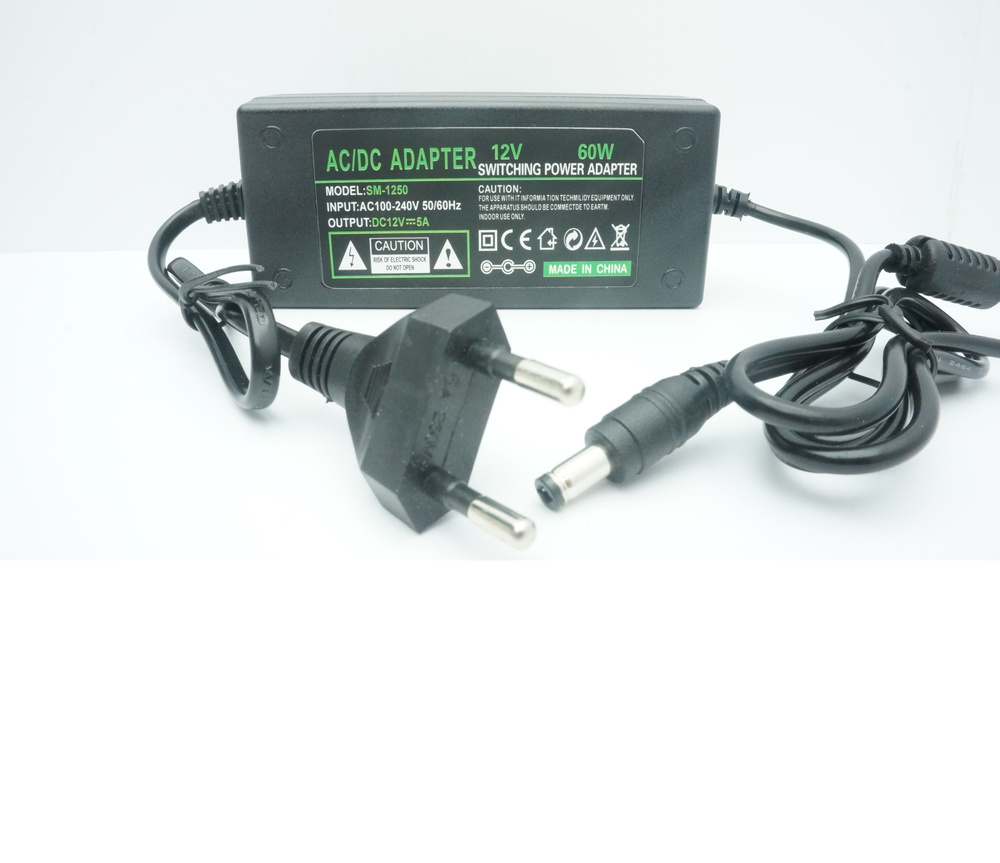 Сетевое зарядное устройство Бп5A, 60 Вт, DC 5.5 x 2.1 мм - купить по выгодной цене в интернет ...