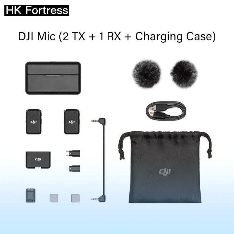 Беспроводной микрофон DJI DJI Mic((2 TX + 1 RX + Charging Case) купить на OZON по низкой цене ...