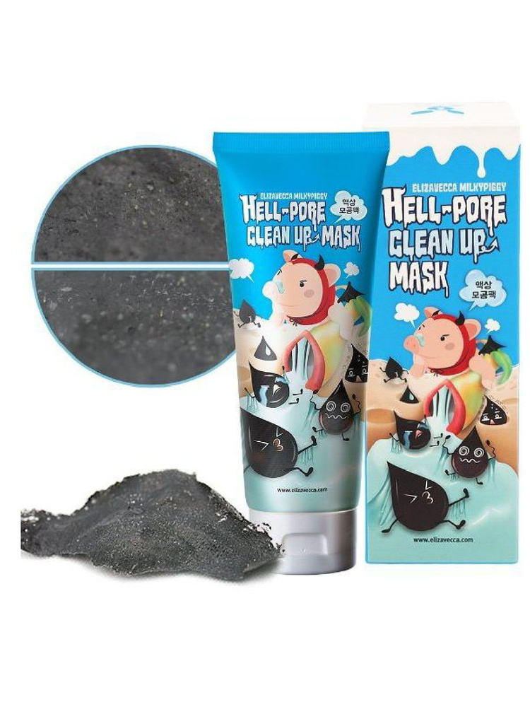 ELIZAVECCA/Маска-пленка для очищения пор Hell-Pore Clean Up Mask ...