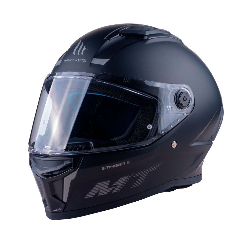 MT HELMETS Мотошлем MT STINGER 2 Solid черный матовый - купить с ...