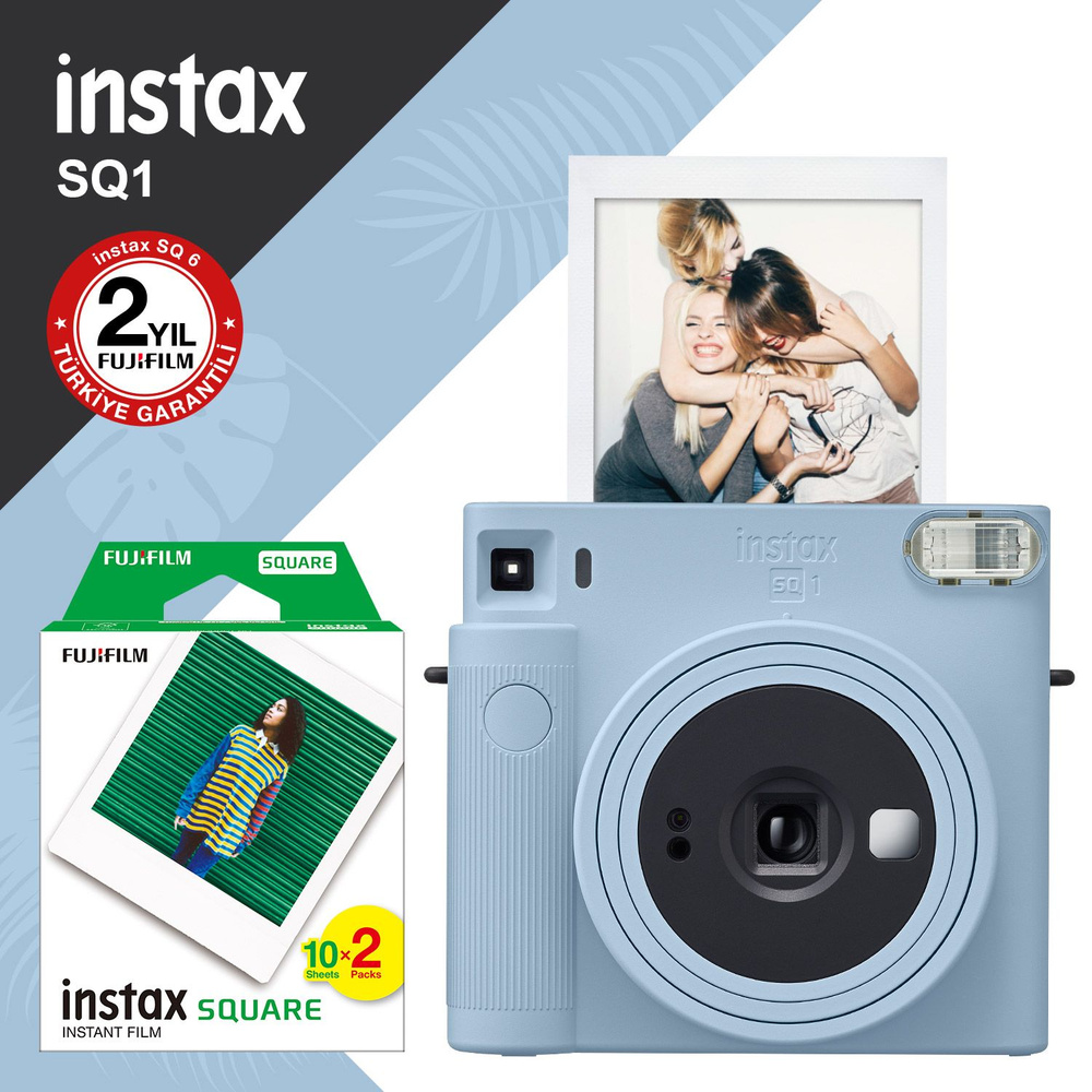 Фотоаппарат мгновенной печати Fujifilm Instax SQ1 + Ремешок + 20 Пленка ...