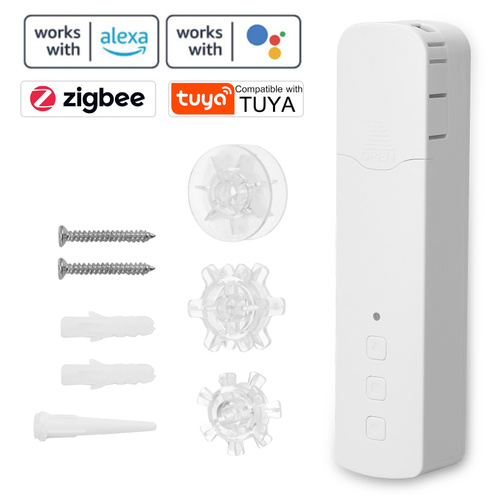 Мотор для раздвижных штор, Электрокарниз раздвижной, Tuya ZigBee ...