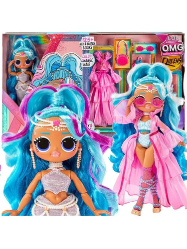 Кукла L.O.L. Surprise! OMG Queens Splash Beauty / Кукла ЛОЛ Сюрприз ОМГ ...