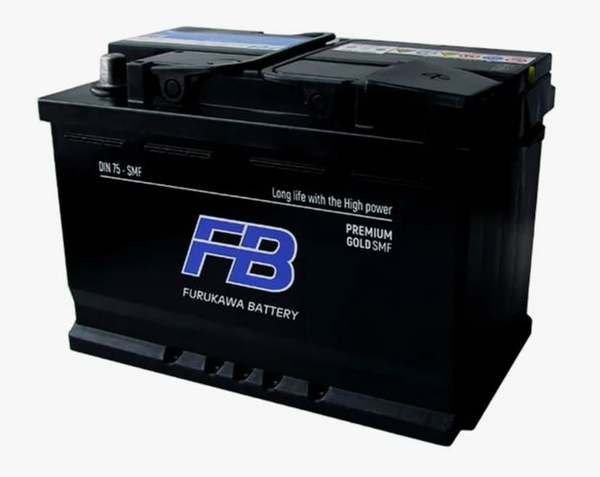 Аккумулятор автомобильный 12v 75 Ah FB GOLD SMF DIN 75 Ah 680 A прямая полярность 278x175x190 ...
