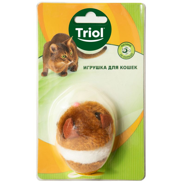 Triol игрушка "Мышь вибрирующая" для кошек купить на OZON по низкой ...