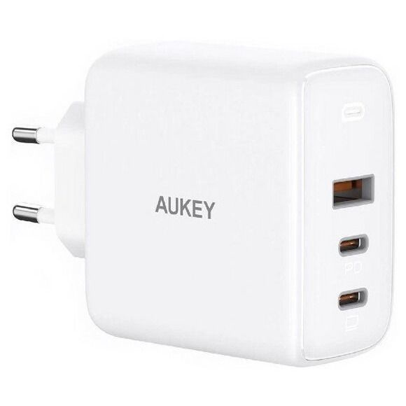 Сетевое зарядное устройство Aukey PA-B6S PD3.0 90W 5A/1USB/2USB-C, 90 ...