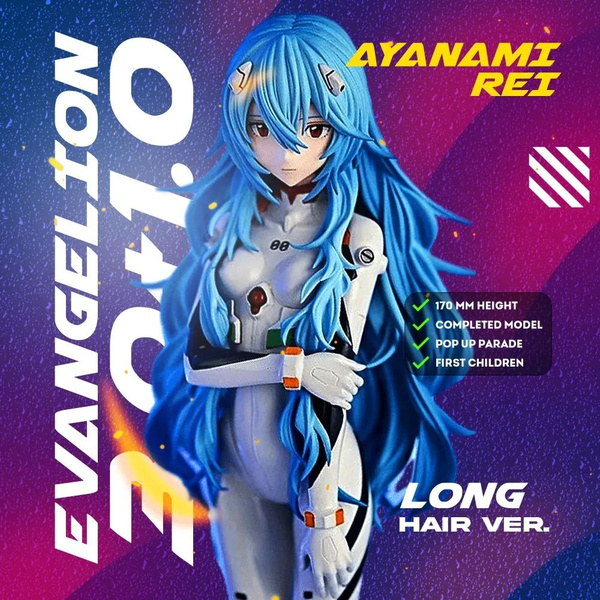 Вопросы и ответы о Аниме фигурка Rei Ayanami Long Hair Version 17 см / NEON GENESIS EVANGELION ...