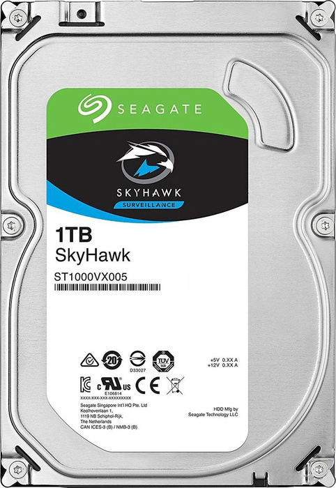 1 ТБ Внутренний жесткий диск Seagate SkyHawk (ST1000VX005) - купить по ...