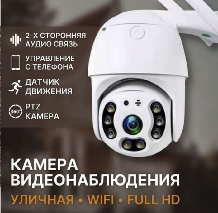 Видеокамера ISM Уличная IP Smart Камера Видеонаблюдения 1280×720 HD ...