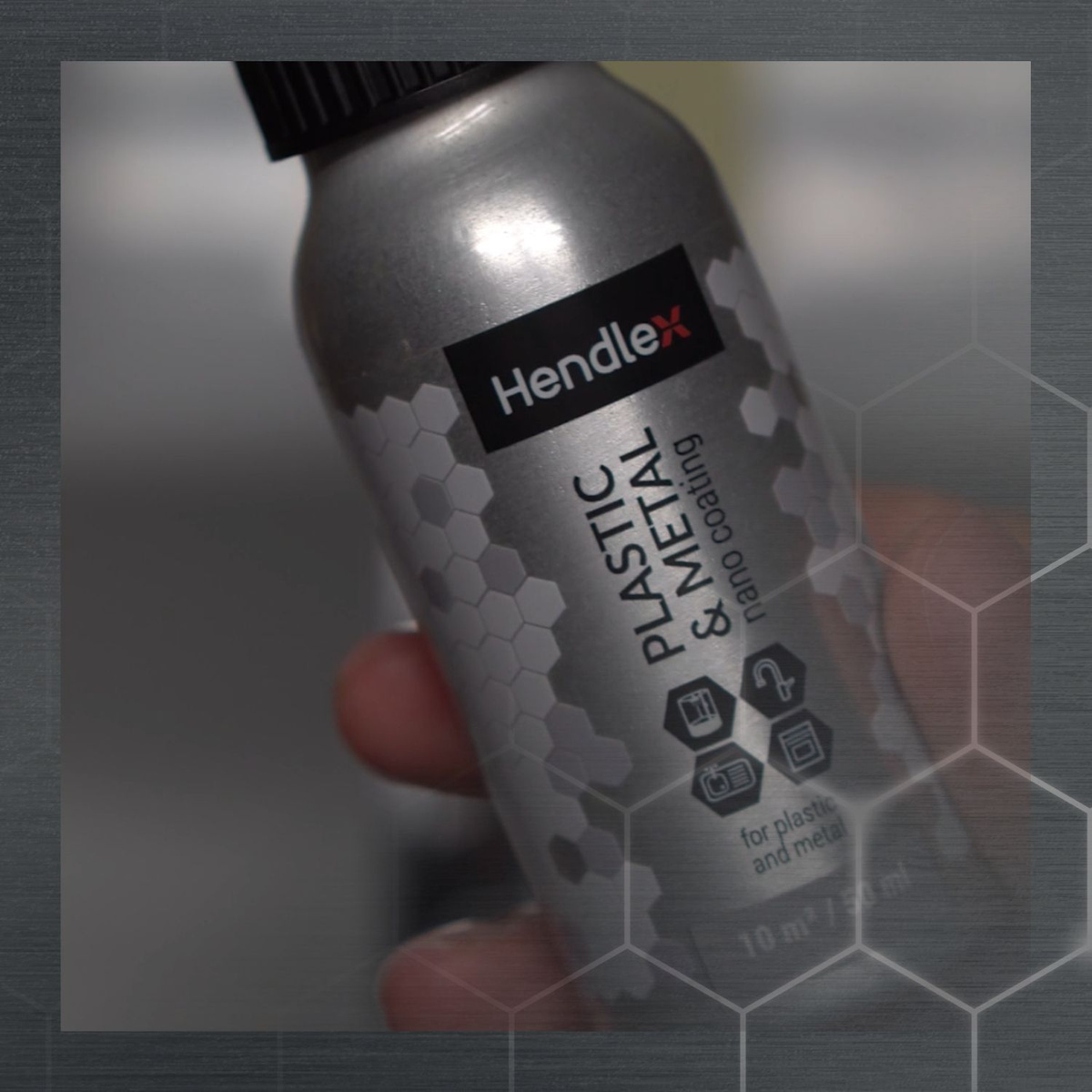 Гидрофобное нанопокрытие Hendlex для материалов водоотталкивающее из пластика и металла, защита ...