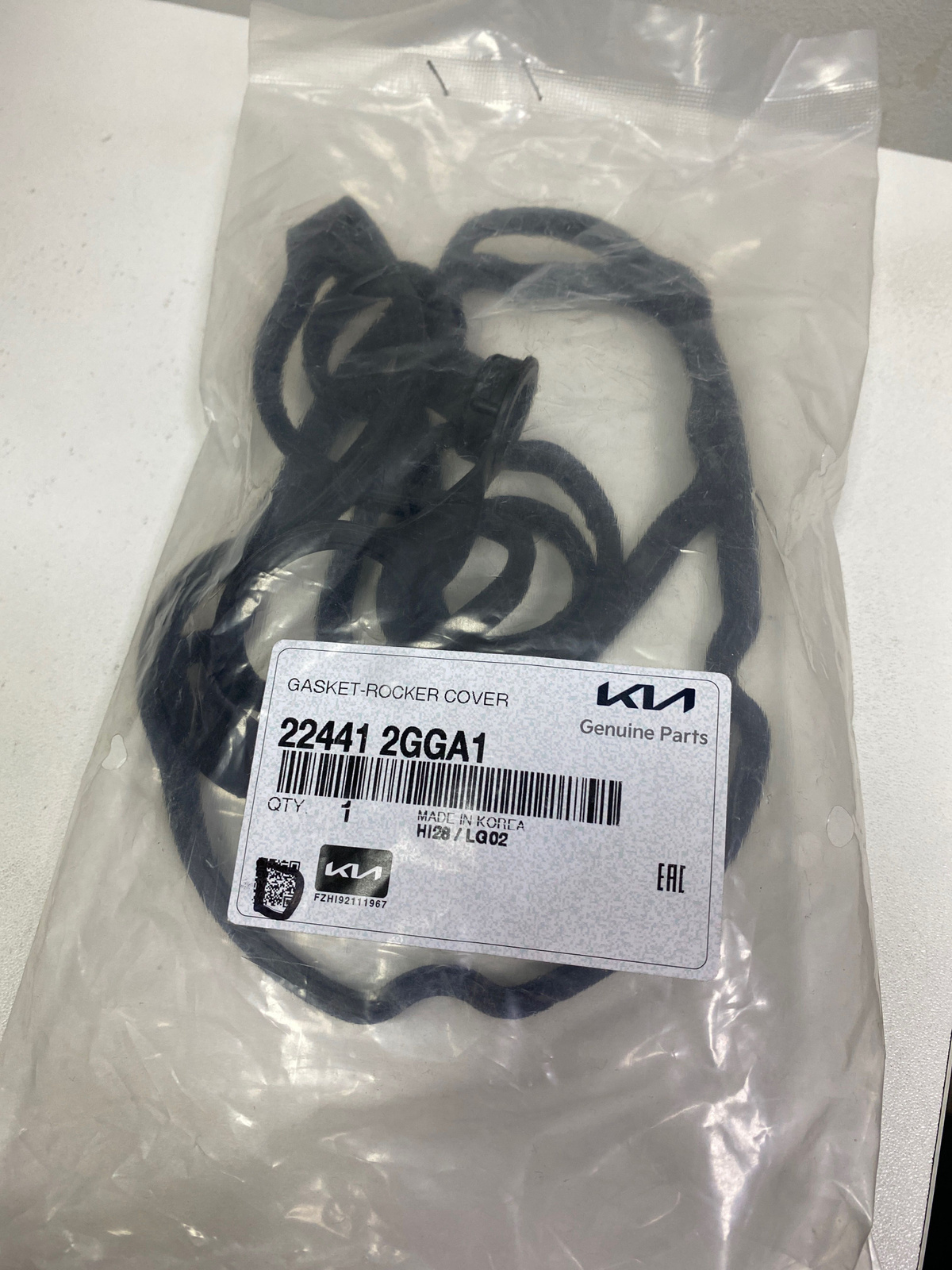 Прокладка клапанной крышки Киа Спортаж , Соренто , Оптима, Стингер 2015 ...