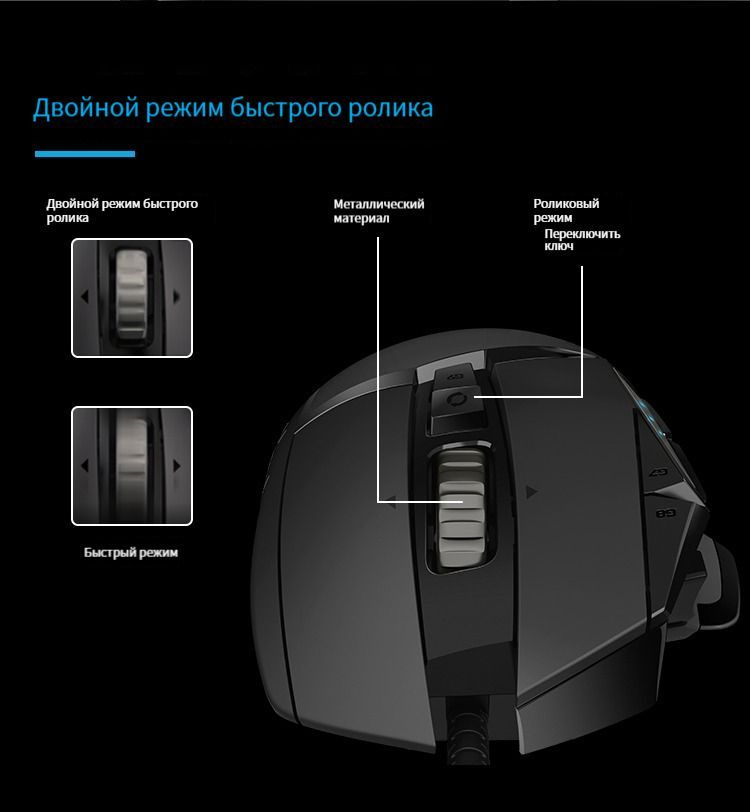 Игровая мышь проводная Logitech проводная Logi-MOUSE , черно-серый ...