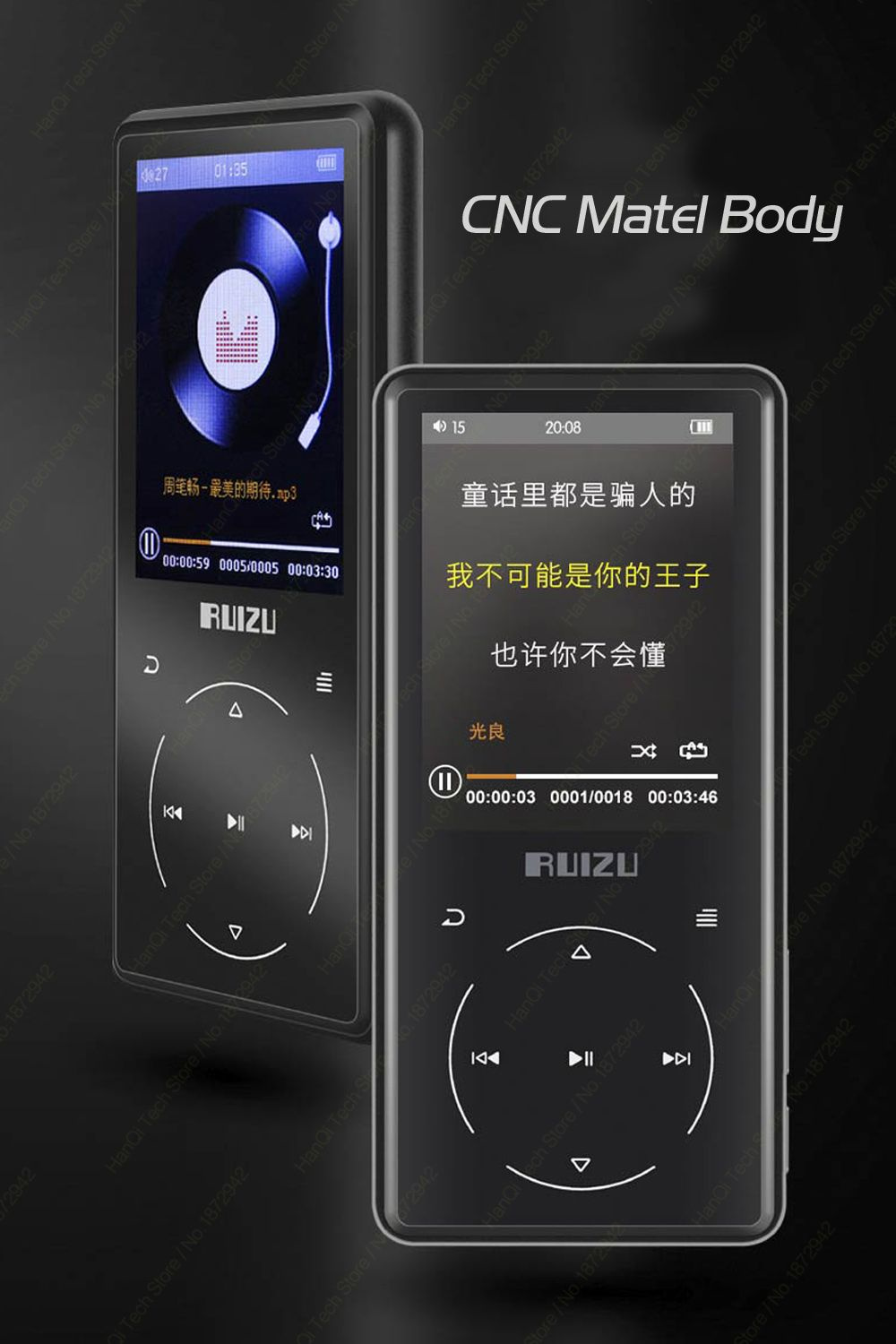 RUIZU MP3-плеер, белый купить на OZON по низкой цене (1643763605)