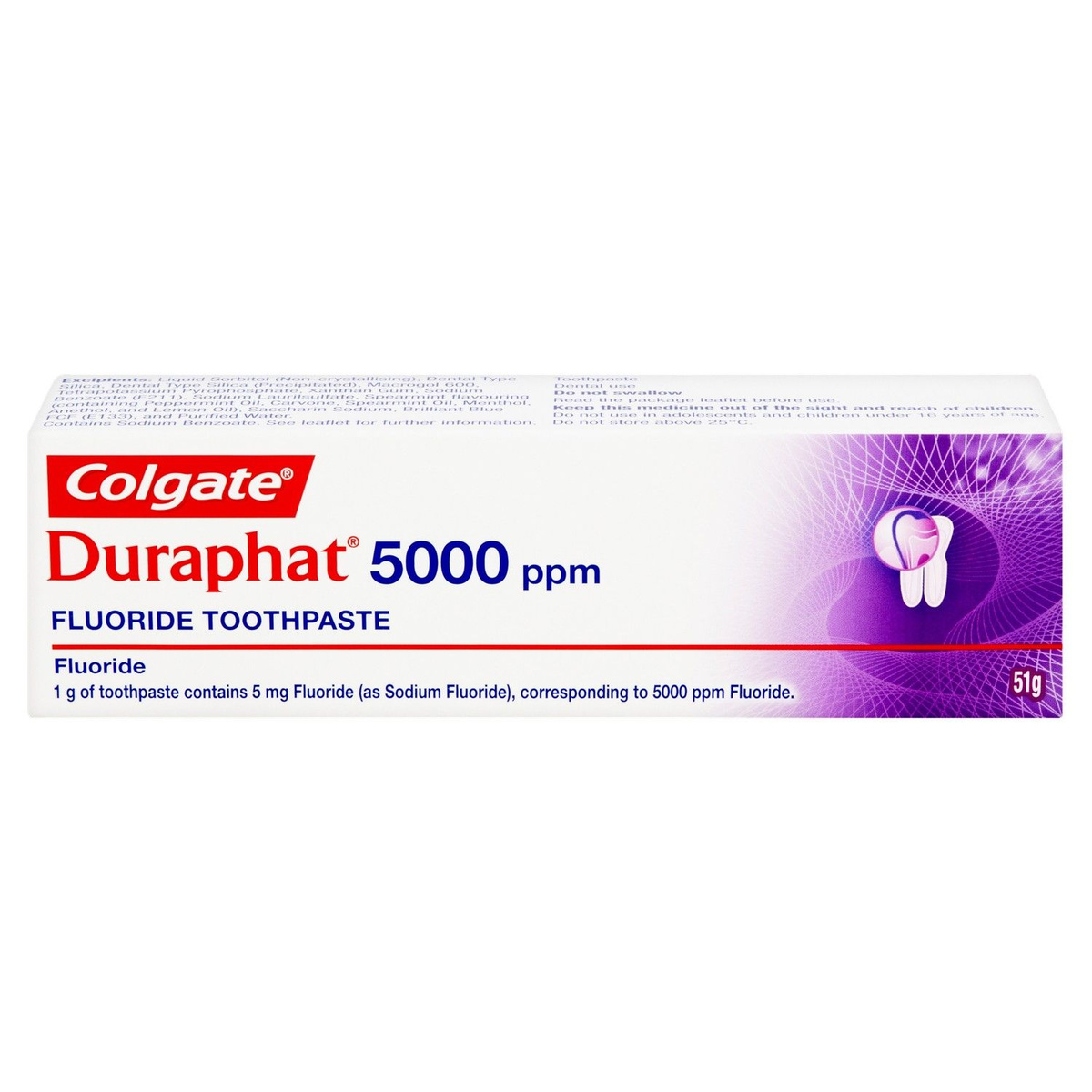 Зубная паста Colgate Duraphat 5000,с повышенным содержанием фторида ...