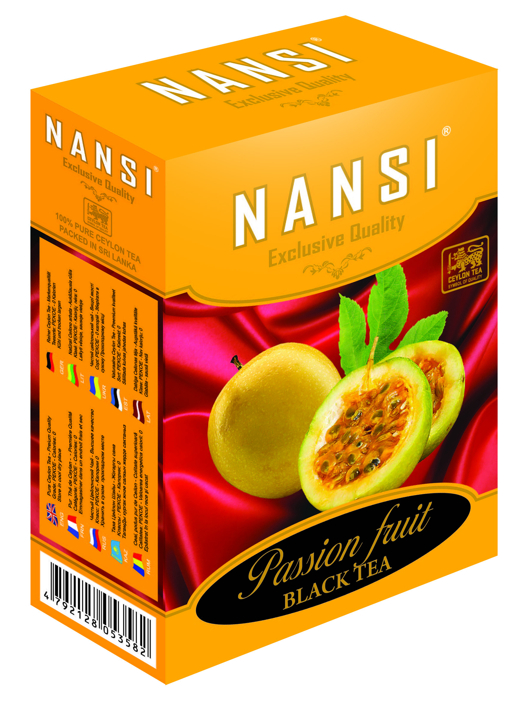 NANSI / Нанси черный чай с добавлением экзотического плода маракуйей ...