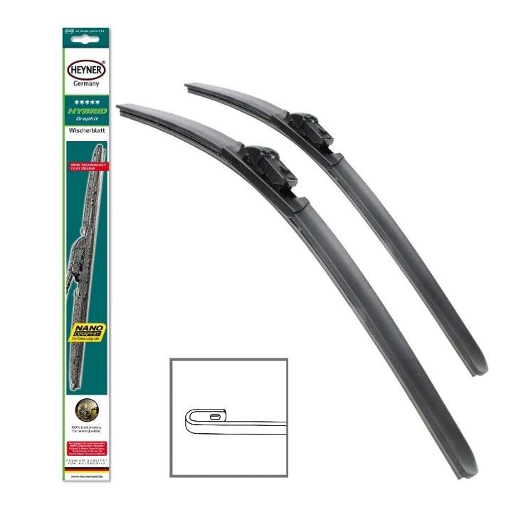 Heyner Щетка стеклоочистителя Гибридная, арт. 020160, 65 см + 45 см ...