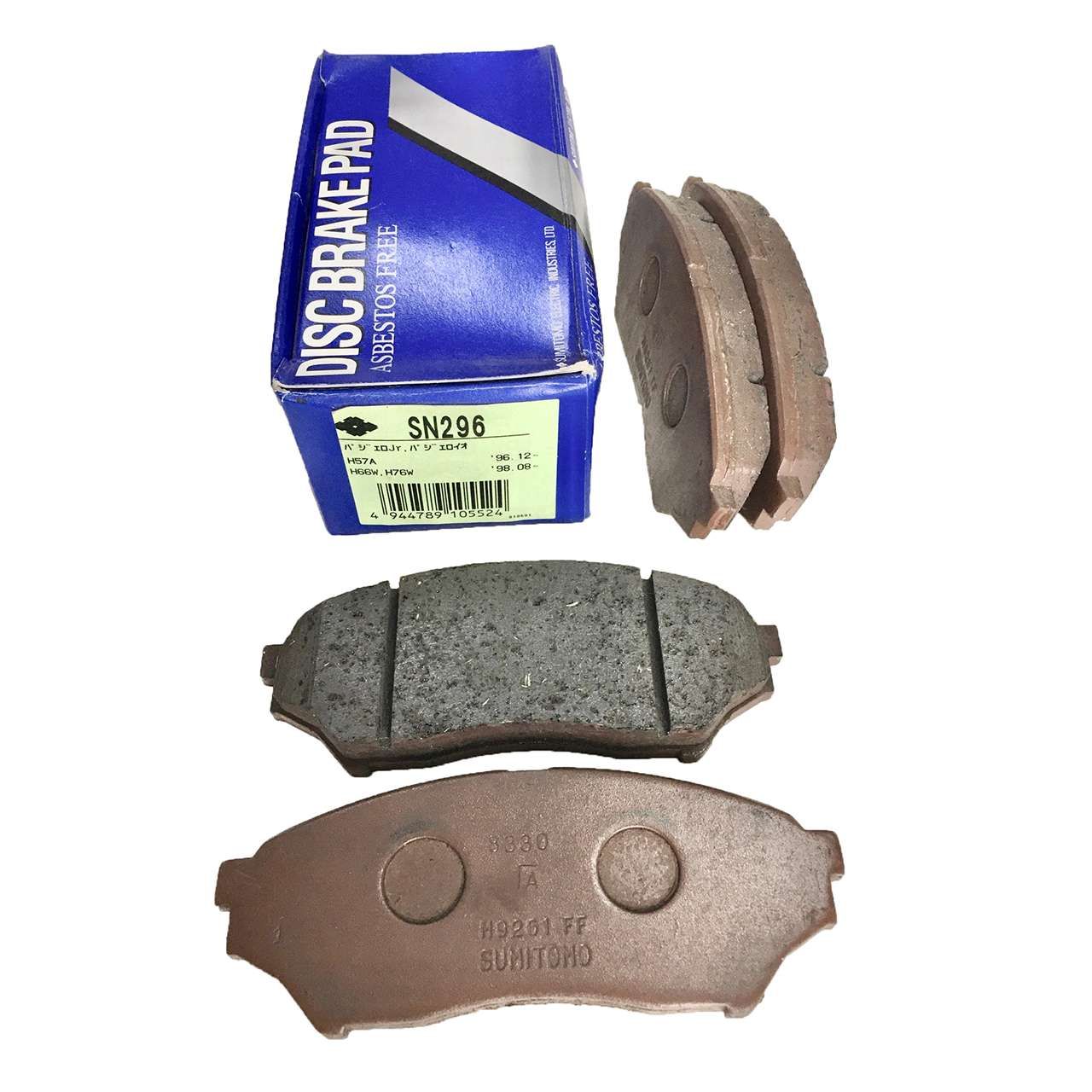 SN296 Тормозные колодки дисковые SUMITOMO (Made in Japan) купить на ...