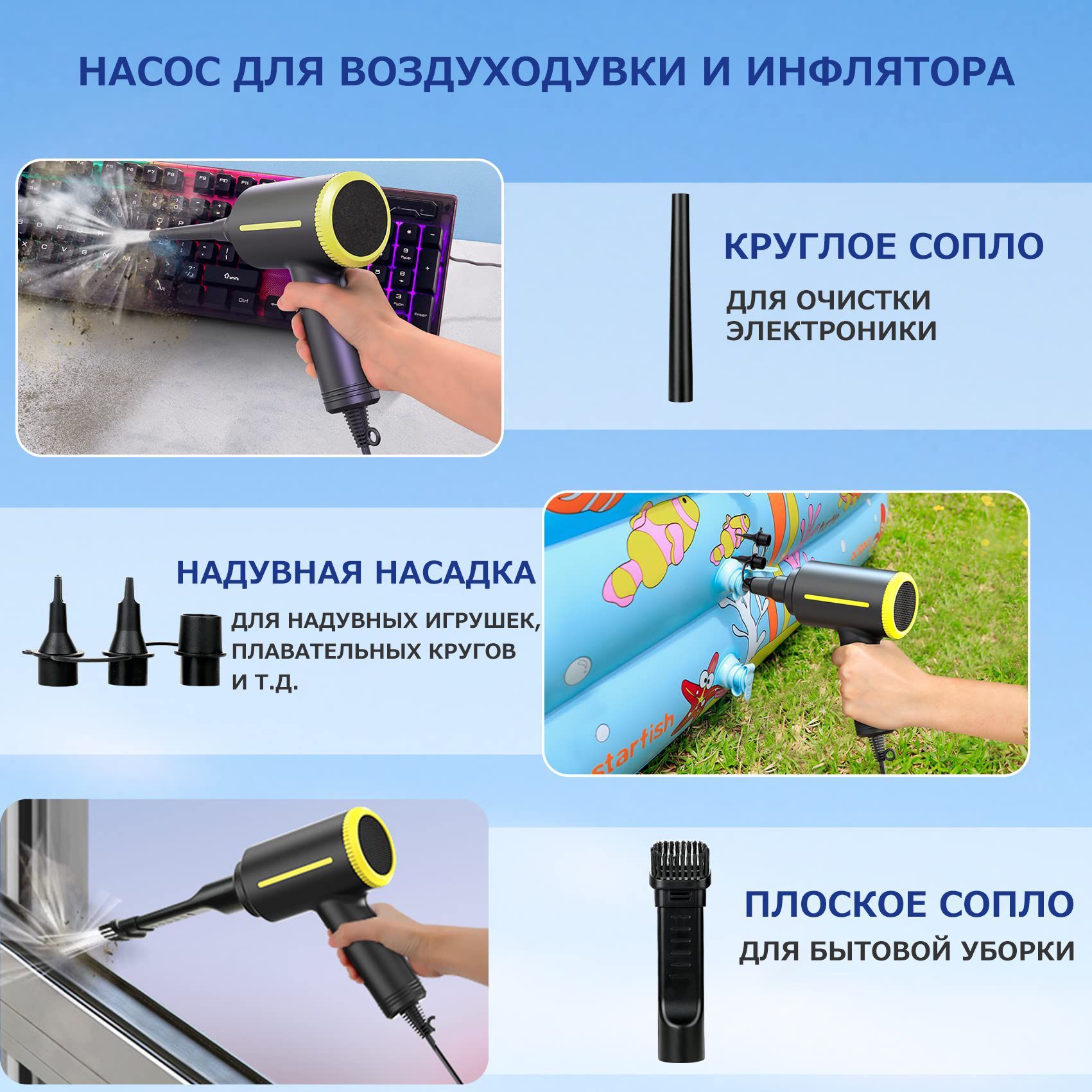 Баллон со сжатым воздухом,Компьютерный очиститель,Для удаления ...