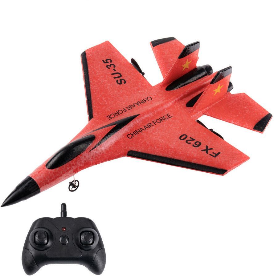 Радиоуправляемый самолет Fei Xiong SU-35 2.4G - FX620-RED купить на ...