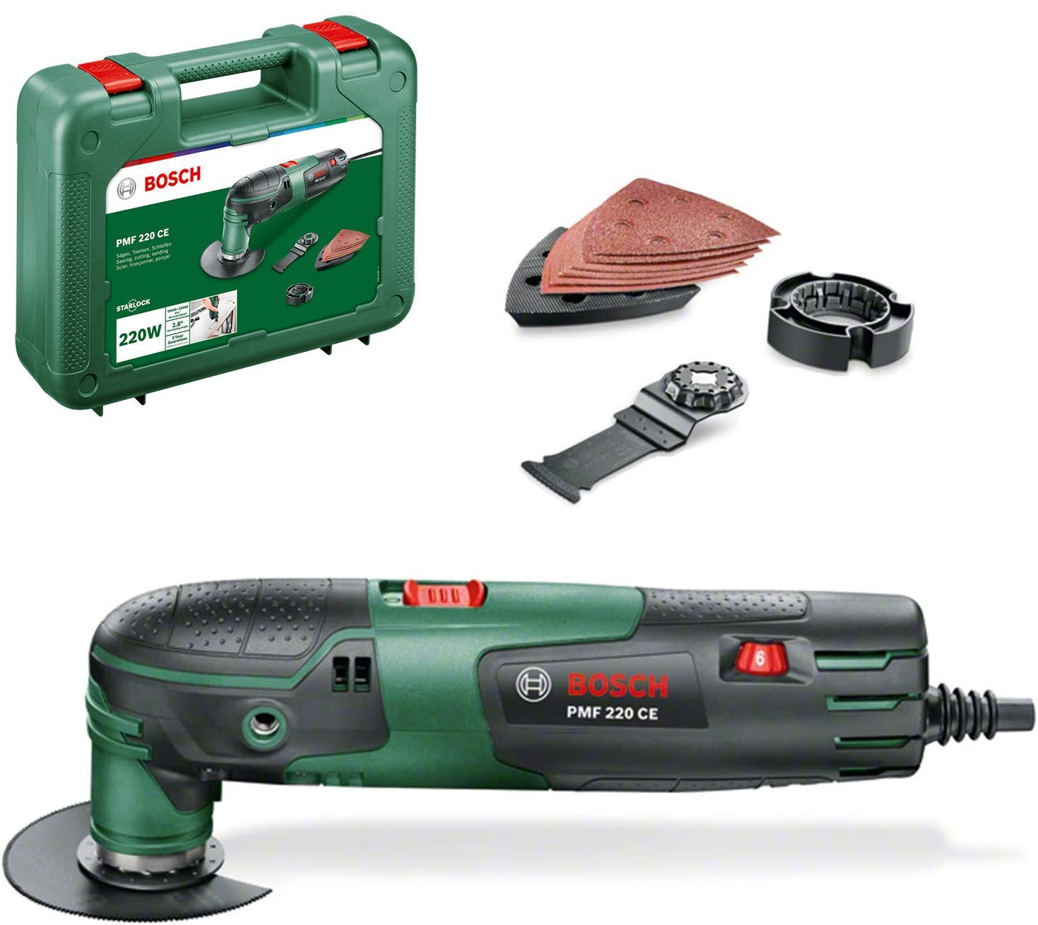Многофункциональный Инструмент(реноватор) сетевой Bosch PMF 220 CE ...