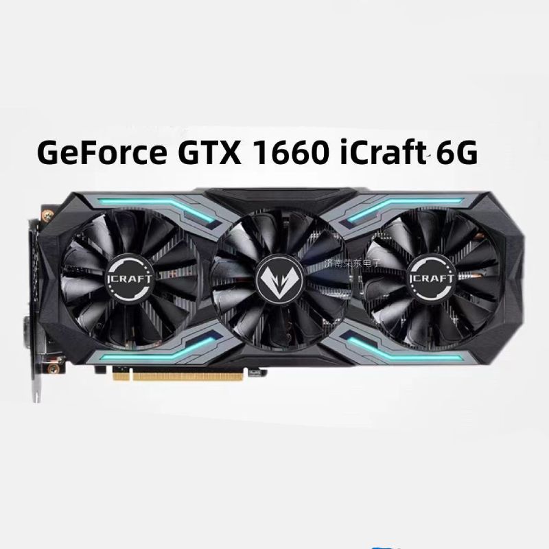 Видеокарта GeForce GTX 1660, 12 ГБ PCI Express 4.0 DisplayPort, HDMI ...